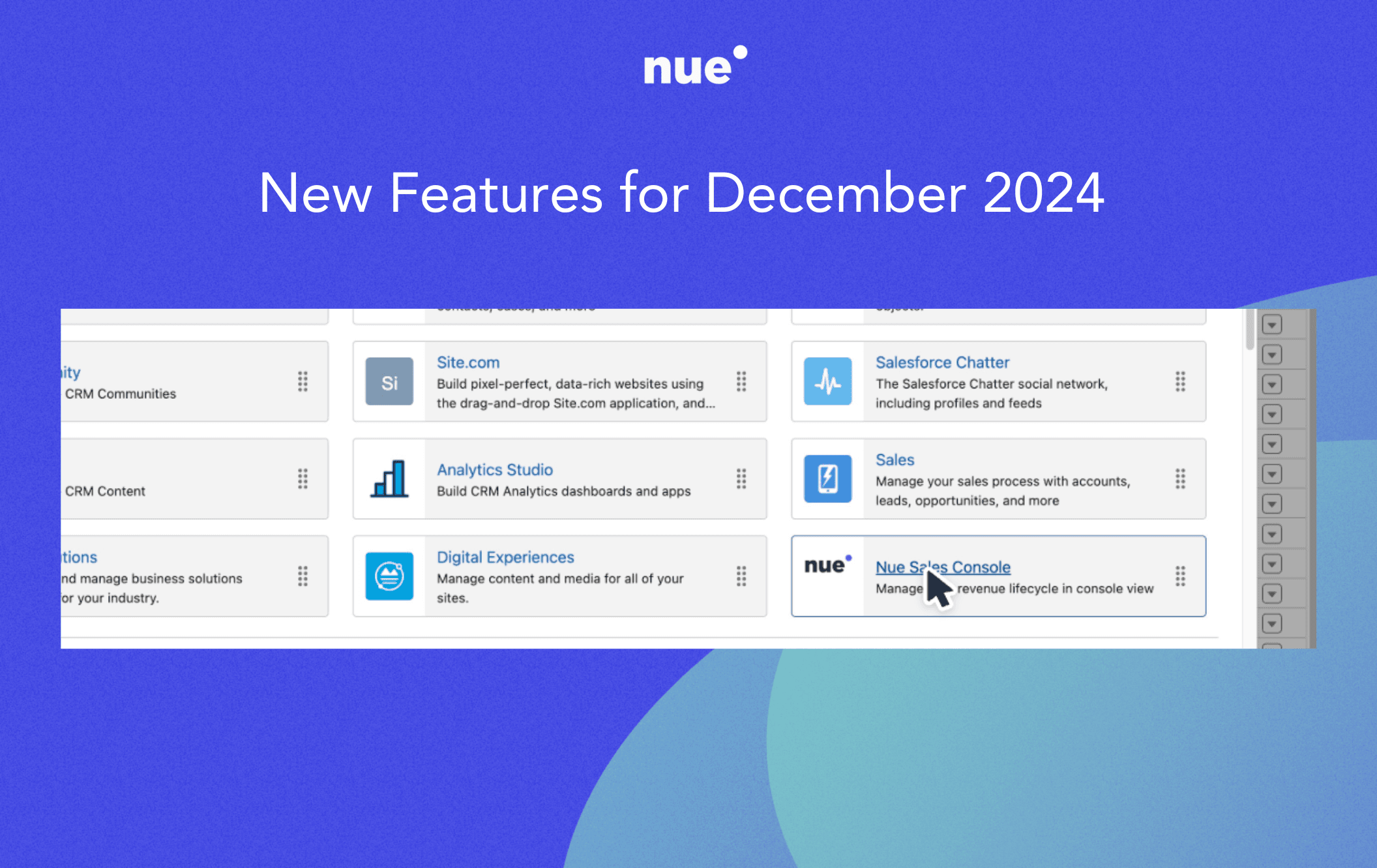 New Features in Nue for Dec 2024 - Nue.io